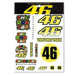 Stickers Autocollant Valentino ROSSI de la Collection Officielle VR46
