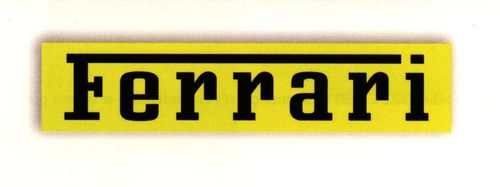 Sticker Logo Ferrari